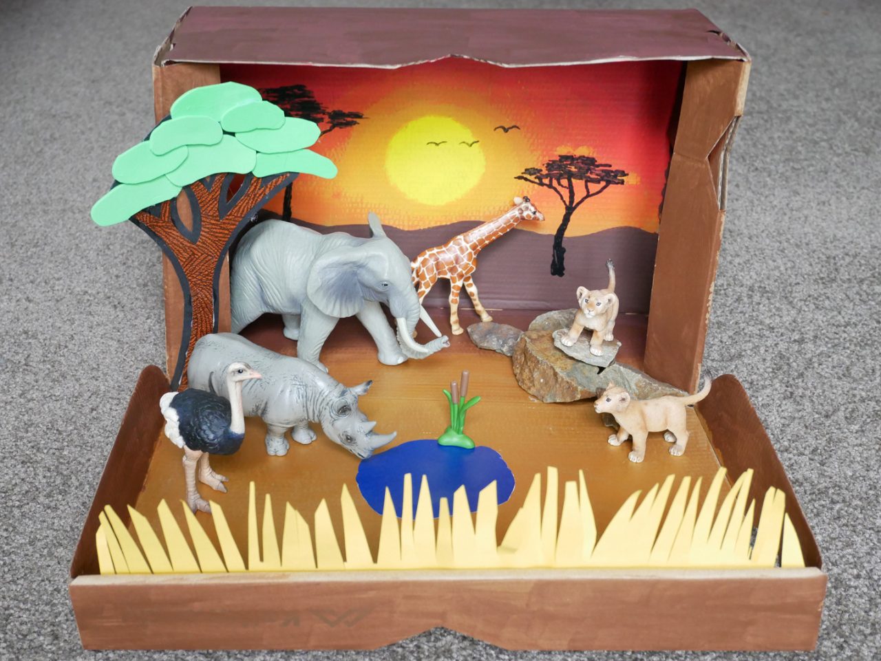 TOCK Crafts - Habitat Diorama - TOCK.earth